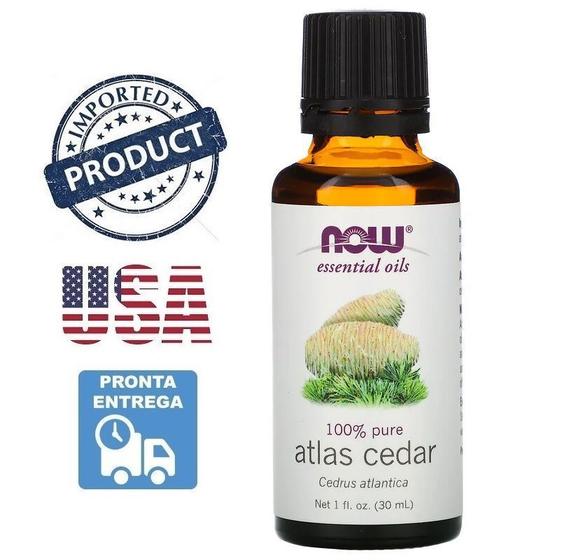 Óleo Essencial Now Cedro do Atlas 30ml inportado UEA - NOW ESSENTIAL ...