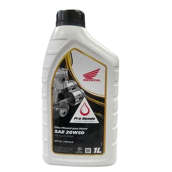 Óleo Genuíno Honda SAE 20W50 Mineral 4T 1 Litro - Lubrificante para Moto - Magazine Luiza