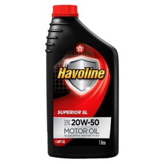 Óleo Havoline 20W50 Mineral 1 Litro - Texaco - Lubrificante para Moto ...