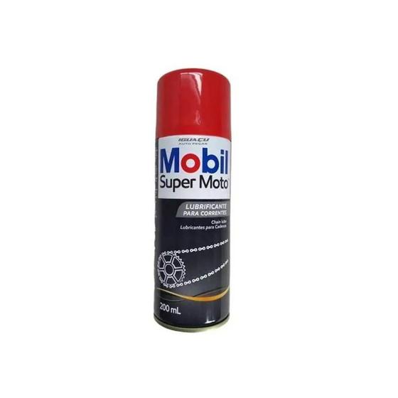 Oleo Lubrificante Corrente Mobil Spray Chain Lube Moto 200ml - MOBIL ...