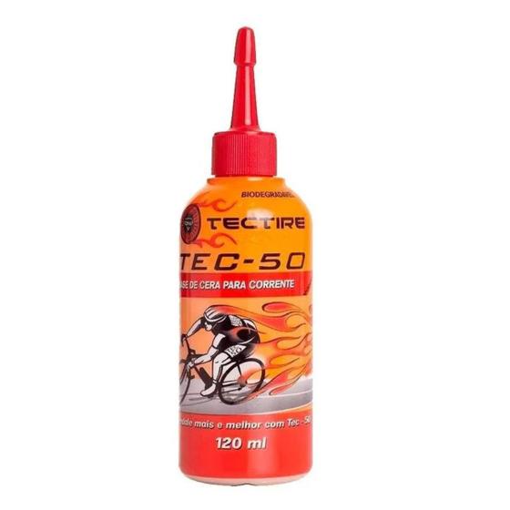Óleo Lubrificante Corrente Tectire Tec 50 Bio Cera Bike 120m - TECTIRE 50 - Óleos e ...