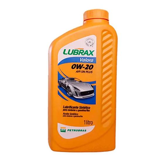 Óleo lubrificante Lubrax Valora 0w20 sn plus Sintético 1l ...