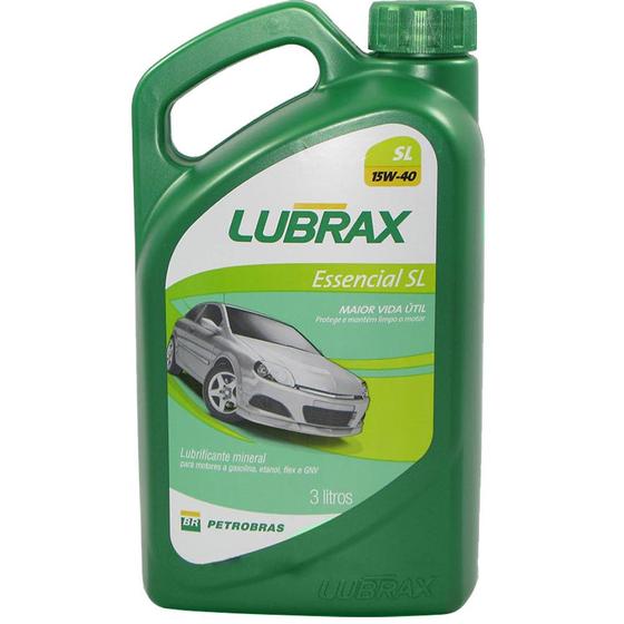 Óleo Lubrificante Mineral 15W40 Lubrax Essencial SL 3 Litros ...
