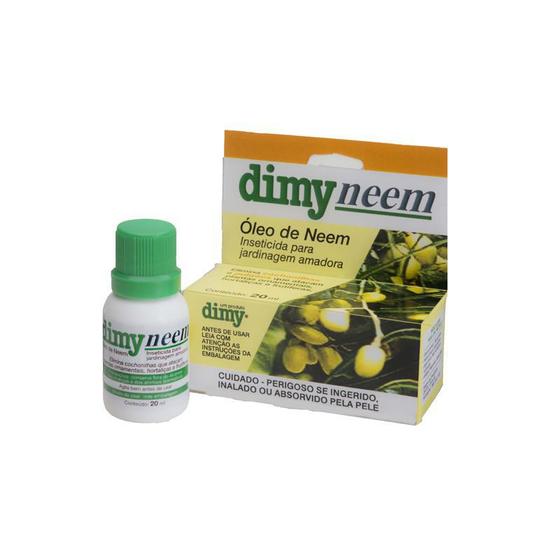 Óleo Mata Pulgão Dimy Neem 20Ml - Caixa Com 24Un - Inseticida para ...