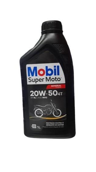 Oleo mobil super moto 4 tempos 20w50 1 litro - Lubrificante para Moto - Magazine Luiza