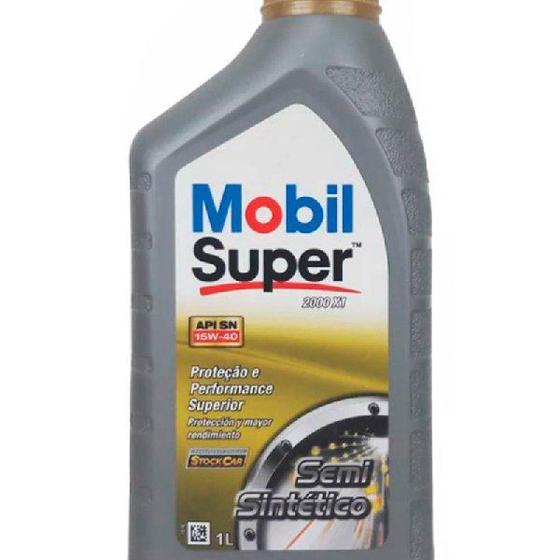 Oleo Motor 15w40 Semi Sintetico Super 2000 X1 Api/sn/sm/ Sl - Mobil ...
