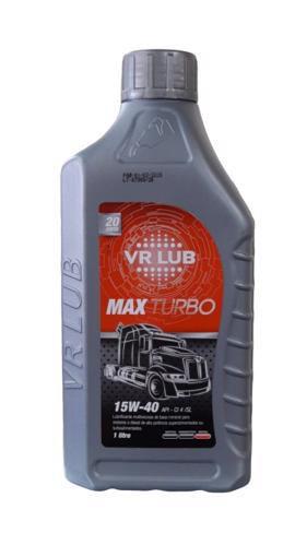 Óleo Motor Diesel 15W40 VR Lub MAX Turbo - Frasco 1 Litro ...