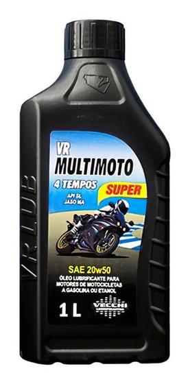Oleo motor mineral 20w50sl moto vr multi super 4 tempos 1l - LUB/VECCHI - Lubrificante para Moto ...