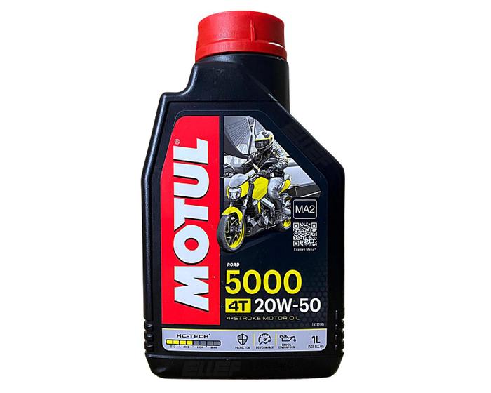 Óleo Motul 4 Tempos Semi Sintetico 20W50 Garrafa 1 Litro Jaso MA2 - Lubrificante para Moto ...