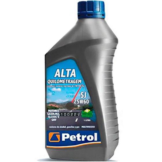 Óleo Petrol 25w60 Alta Quilometragem Sj Mineral 1 Litro - Lubrificantes ...