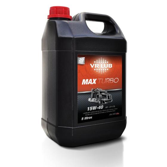 Óleo Vr Lub Max Turbo 15W40 CI-4 5L - Lubrificantes Automotivos ...