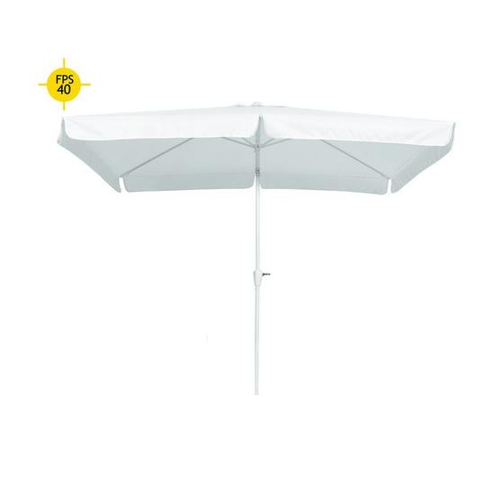 Ombrellone retangular aluminio poliéster 2,00 x 3,00 metros branco ...