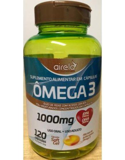 Ômega 3 1000mg Airela 120 Cápsulas - Ômega 3 / Óleo de Peixe - Magazine Luiza