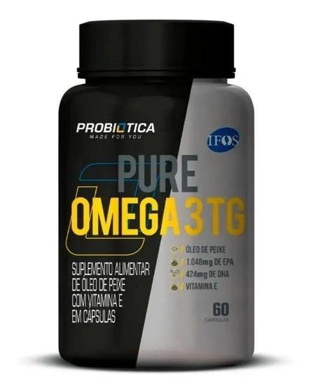 Omega 3 TG 60caps Probiotica - Probiótica - Ômega 3 / Óleo de Peixe ...