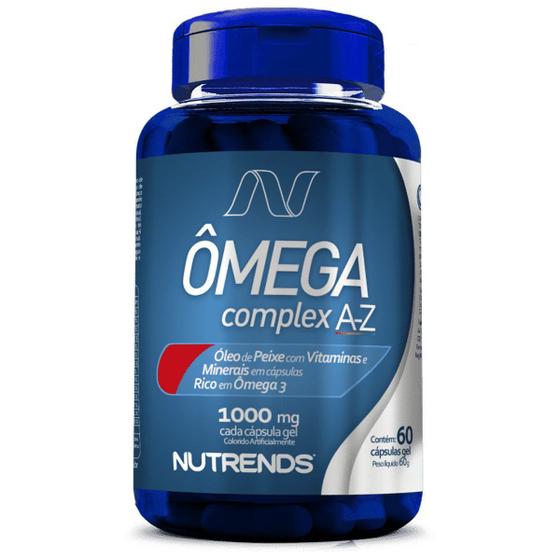 Ômega Complex A-Z - 60 Cápsulas - Nutrends - Ômega 3 / Óleo de Peixe ...