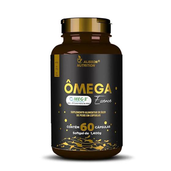 Omega Essence Certificado Internacional Meg-3 60 Cápsulas - Alisson ...