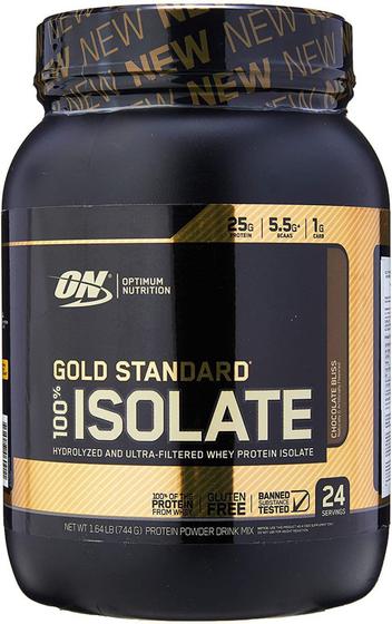 On Whey Gold Isolate Chocolate 744g - ON Optimum Nutrition - Whey ...