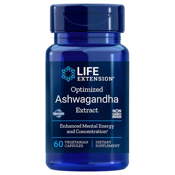 Optimized Ashwagandha Extract (60 VCaps) Life Extension - Fitoterápicos ...