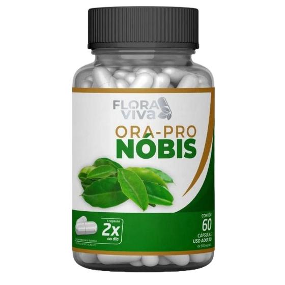 Ora Pró nobis 500mg 60 Cápsulas - Flora Viva - Complemento Alimentar ...