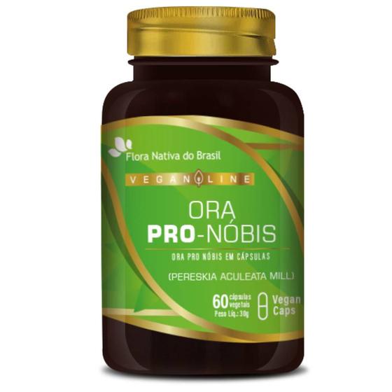 Ora Pro Nobis Vegano 500mg 60 Vegan Caps - Flora nativa - Complemento ...