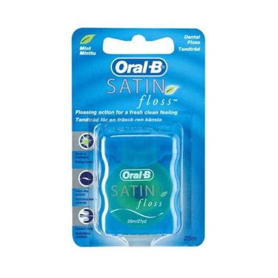 Oral B Satin Floss Fio Dental 25m - Fio Dental - Magazine Luiza