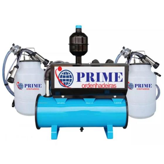 Ordenhadeira Balde Ao Pé - Bomba 450 Motor 2cv - 2 conjuntos - PRIME - Produtos para Bovinos ...