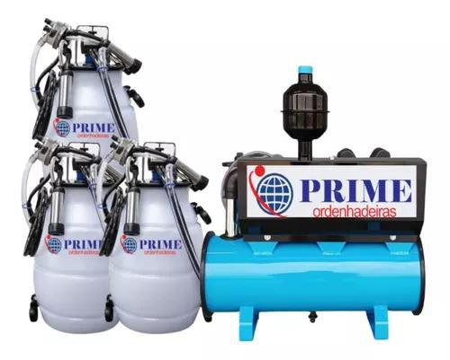 Ordenhadeira Balde ao Pé BV 450L com 3 Conjuntos Completo - PRIME - Produtos para Bovinos ...