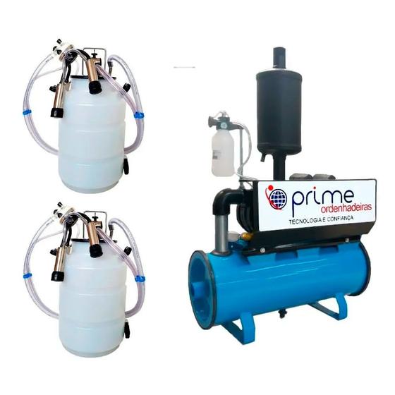 Ordenhadeira Balde Ao Pé Prime 450 com Dois Conjuntos - Kit - Produtos para Bovinos, Suínos e ...