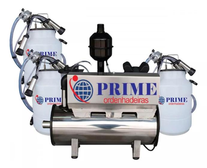 Ordenhadeira Inox Completa Bv 450 Com 3 Conjuntos Na Linha - PRIME - Produtos para Bovinos ...