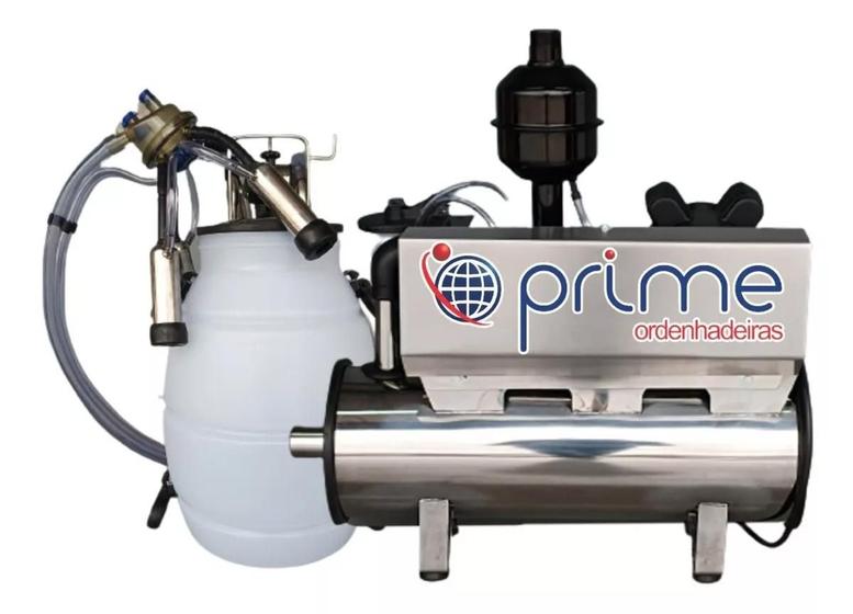 Ordenhadeira Inox Mecânica Bv 450, Motor 2 Cv, 1 Conjunto - PRIME - Produtos para Bovinos ...