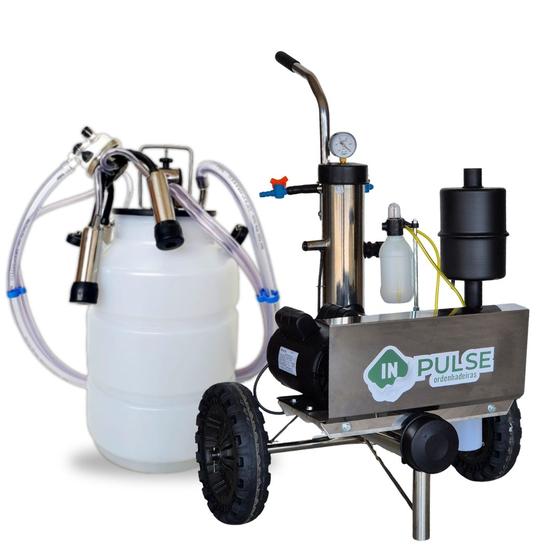 Ordenhadeira Mecânica Móvel Inox Bv 450, 2 Cv E 1 Conjunto de ordenha, serve até 4. - In Pulse ...