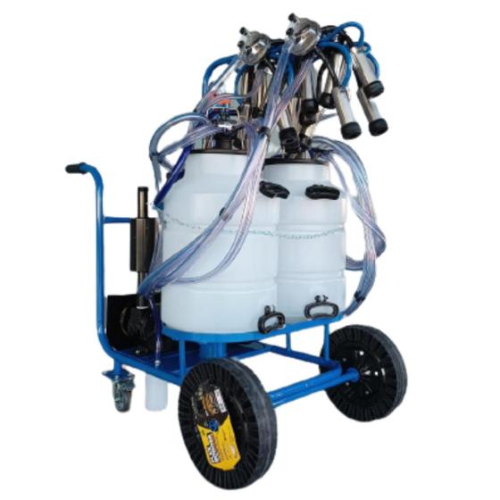 Ordenhadeira mecanica movel para 4 vacas ao mesmo tempo - motor 2cv e bomba 450 prime - Produtos ...