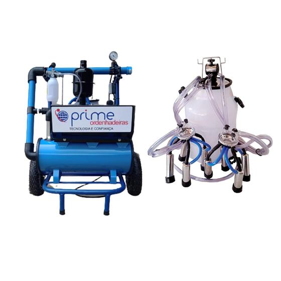 Ordenhadeira Móvel Prime Bv 300 1 Conjunto Duplo Com Tarro - Produtos para Bovinos, Suínos e ...