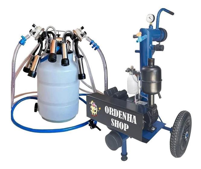 Ordenhadeira Móvel Prime Bvt300 Com 1 Conjunto Duplo. - Produtos para Bovinos, Suínos e Caprinos ...