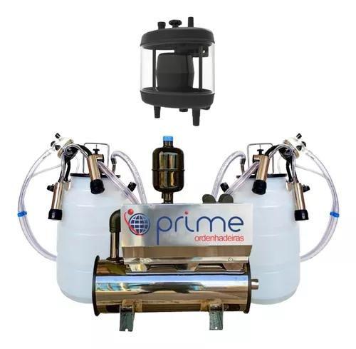 Ordenhadeira Prime Em Inox Bv 300 Com 2 Conjuntos E Lavador - Produtos para Bovinos, Suínos e ...