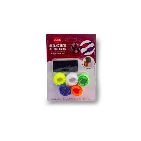 Organizador de Fios tiras autocolantes Color 6 unidades - Clink ...