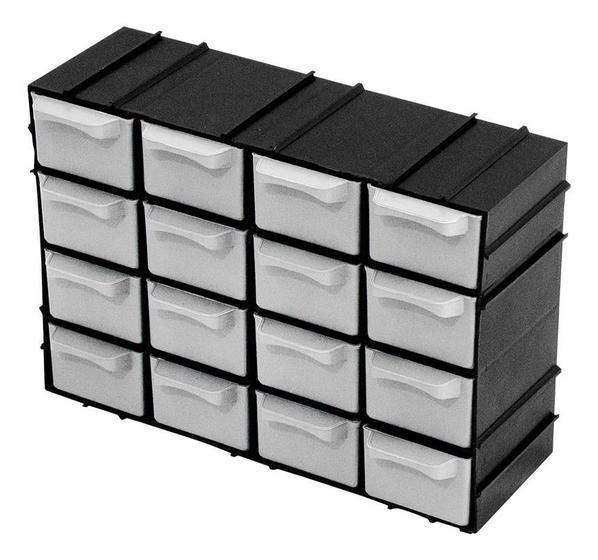 Organizador Gaveteiro Modulável Multiuso com 16 Gavetas 7001 Arqplast ...