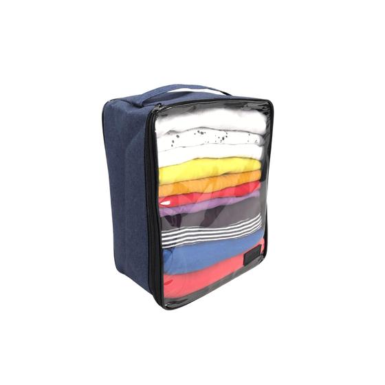 Organizador Necessaire Multiuso Viagem Tênis Shorts Guarda Roupa Hotel ...