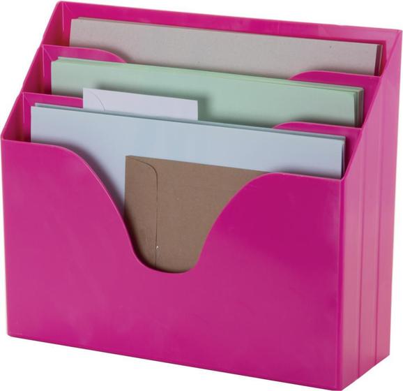 Organizador Triplo Office Waleu Rosa - Maxcril - Organizador de Mesa ...
