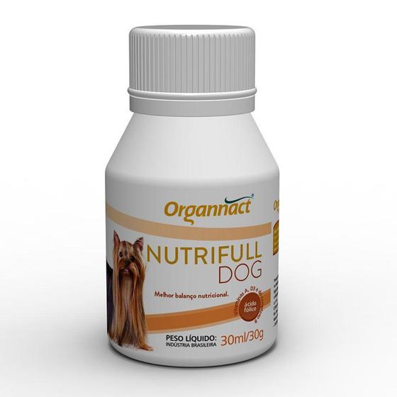 Organnact Nutrifull Dog 30ml - Suplemento de Nutrição para Pet ...