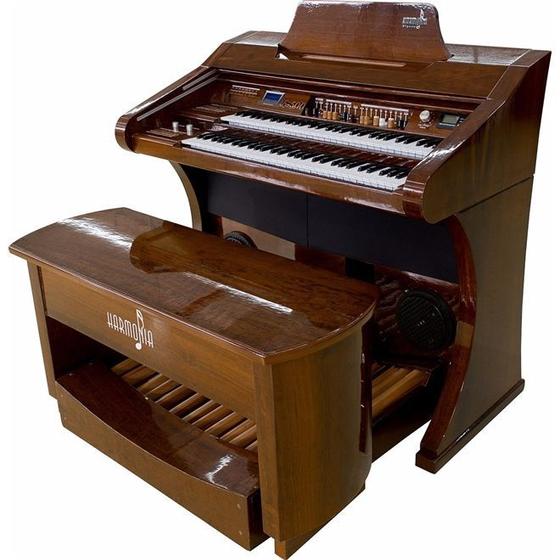 Orgao Eletronico Harmonia Hs500 Orquestra Imbuia - Órgão - Magazine Luiza