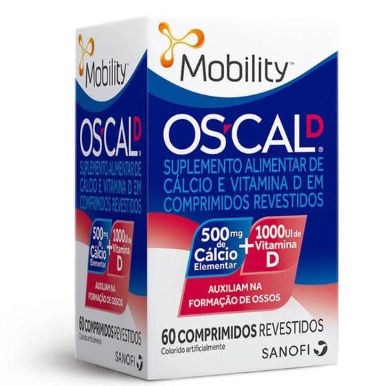 Os-cal d 500mg/1000ui 60 compprimidos - SANOFI - Vitaminas A-Z ...