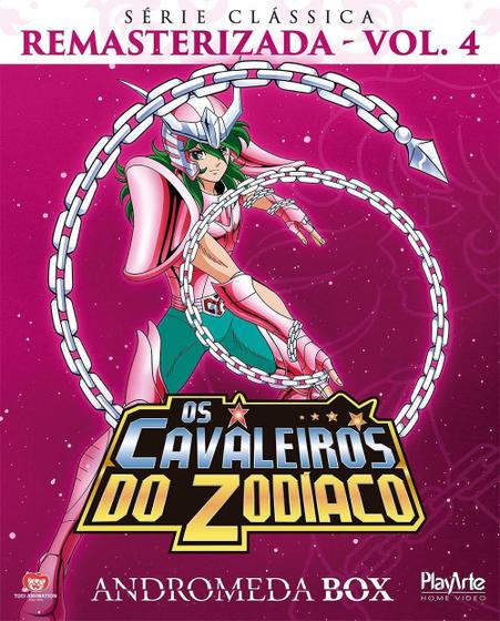 Os Cavaleiros do Zodíaco - Série Clássica Remasterizada - Andromeda - 3 Discos - Vol. 4 - Blu ...