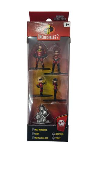 Os Incríveis 2 - Nano Metal Figs - Jada Toys - Bonecos - Magazine Luiza