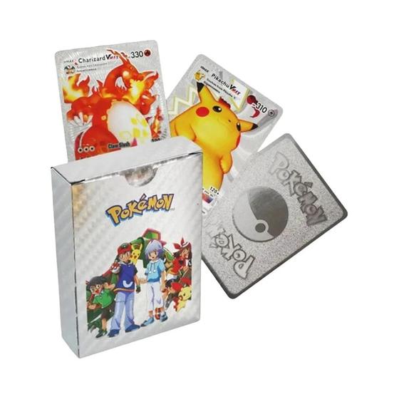 Ouro Preto Vmax Gx Pokemon Cartões 55 Pçs Mewtwo Charizard Pikachu Raro ...