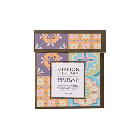 Ovo de Chocolate com Doce de Leite e Flor de Sal Mission Chocolate 100g ...