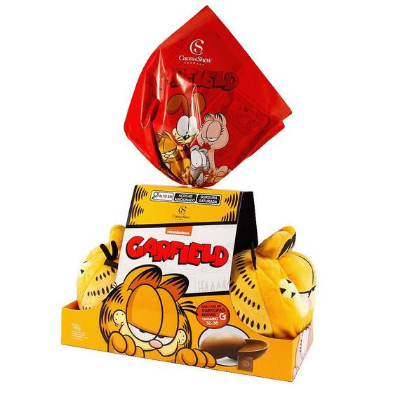 Ovo de Páscoa Pantufa Garfield G 160g Cacau Show - Ovo de Páscoa ...