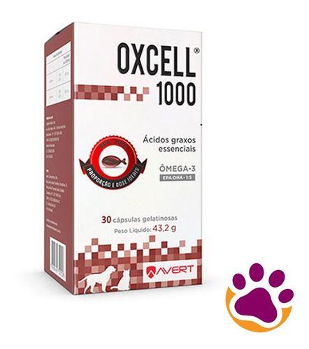 Oxcell 1000 Mg Avert Suplemento Vitamínico Para Cães E Gatos ...