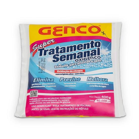 Oxidante Genco Super Tratamento Semanal Oxigenco para Piscinas/Spas ...