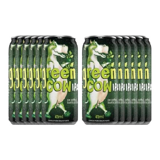Pack 12 Cervejas Seasons IPA Green Cow (473ml) - Cerveja - Magazine Luiza